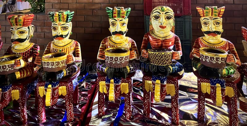 Indian Traditional Clay Statues Stock Photo - Image of ethnic, handmade ...