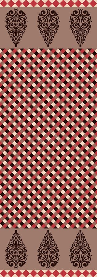 Indian Traditional Decorative Design Background Stock Illustration ...