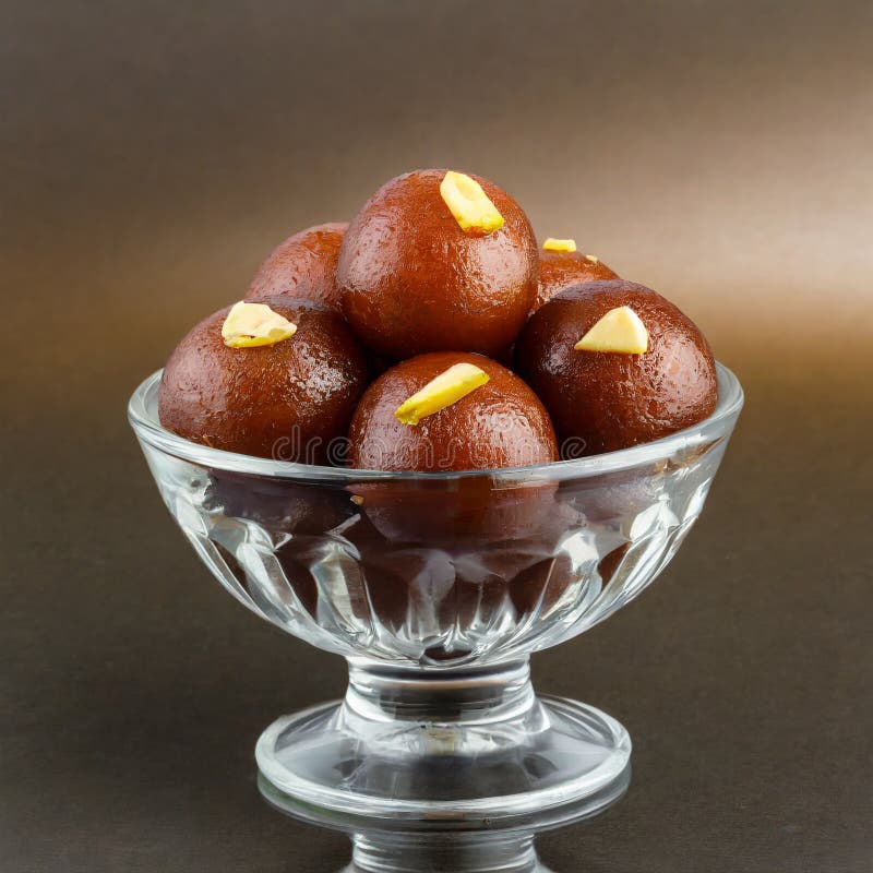 Sweet food Gulab Jamun stock illustration. Illustration of dessert ...