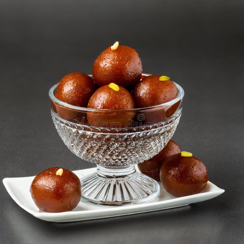 Sweet food Gulab Jamun stock illustration. Illustration of wedding ...
