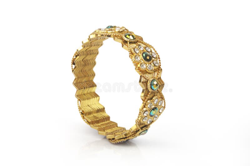 Indian Traditional Gold Bangles Stock Photo - Image of jewels, costume ...