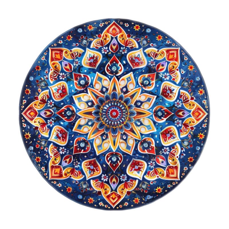 Indian Traditional Mandala Art on Transparent Background - Ai Generated ...