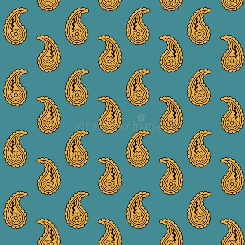 Indian traditional pattern stock vector. Illustration of background ...