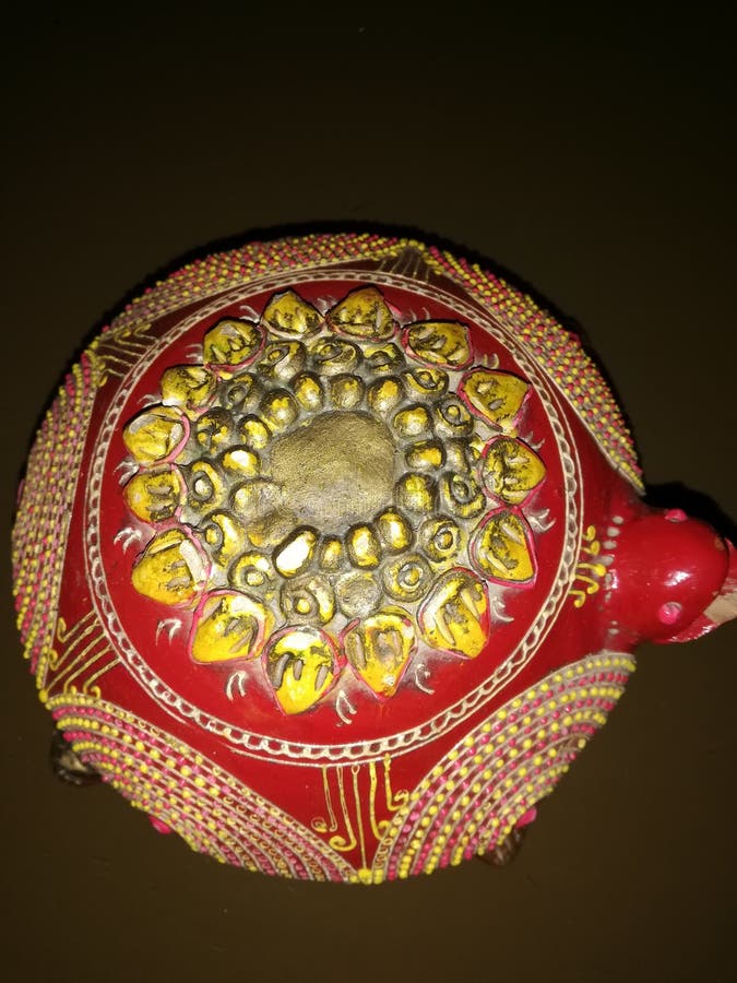 Indian Traditional Style Piece of Art Stock Image - Image of yellow ...