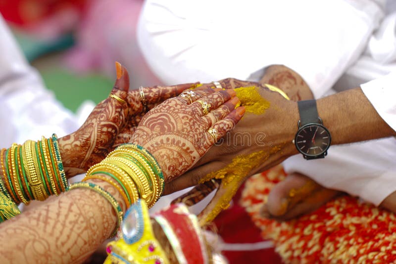 Indian Traditional Wedding: Haldi Ceremony Stock Photo - Image of haldi ...