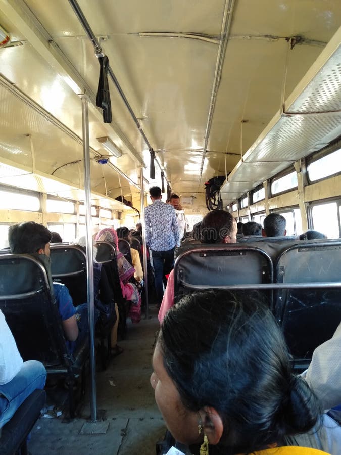 The Indian Transportation Bus in India Editorial Image - Image of long ...