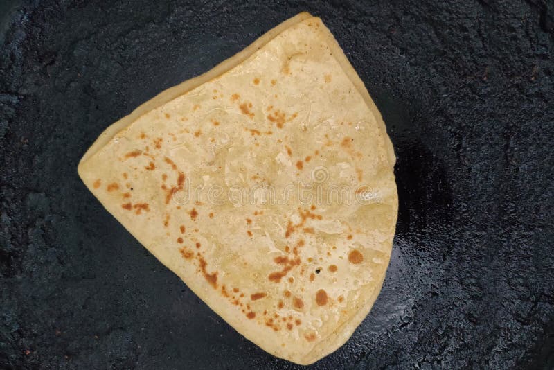 Indian Triangular Layered Paratha Stock Photo - Image of vegetarian ...