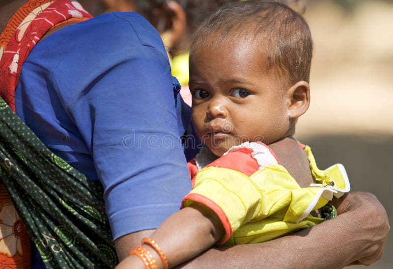 Indian tribal child editorial stock image. Image of orissa - 20920284