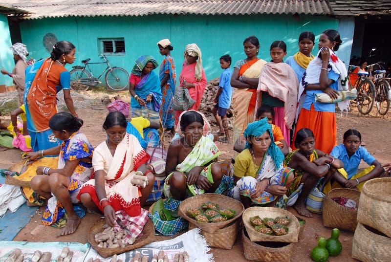 Indian Tribal Market editorial photography. Image of remote - 21649257