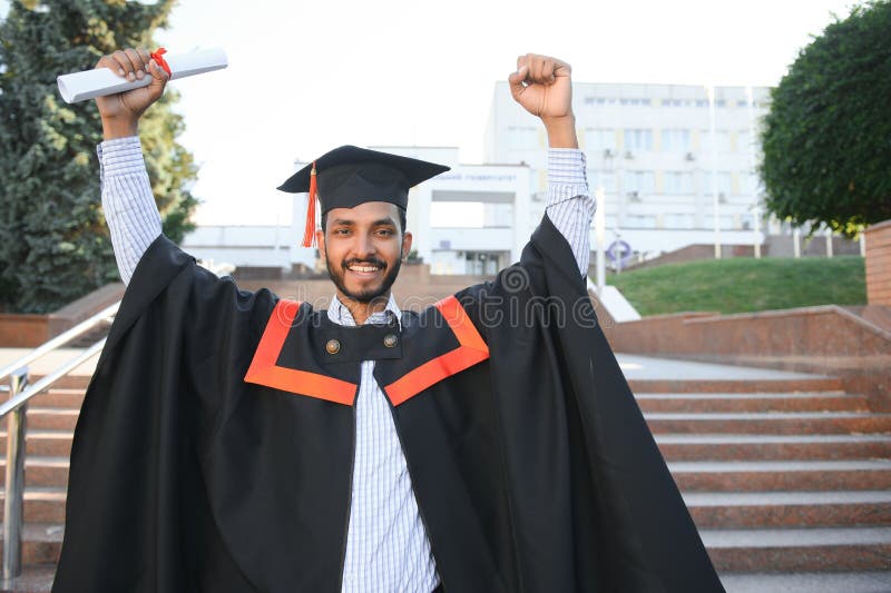 Indian Guy Graduation Gown Stock Photos - Free & Royalty-Free Stock ...