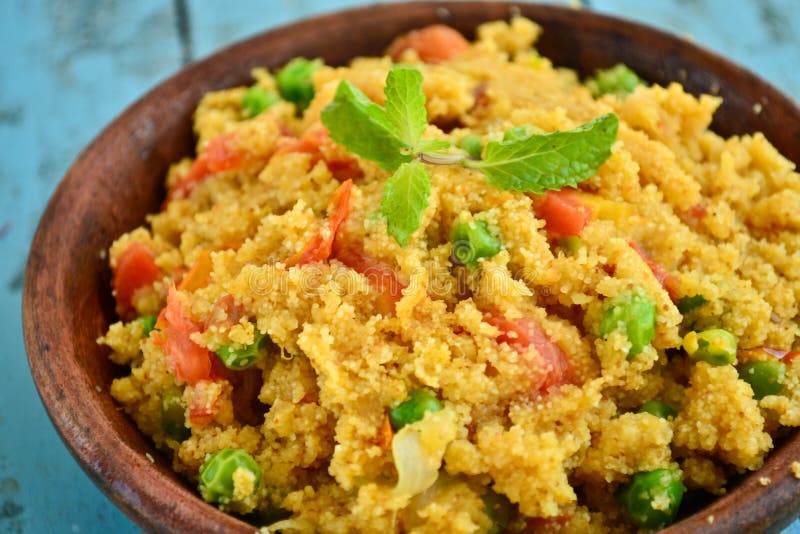 Indian Upma stock photo. Image of eatables, closeup, food - 32757296