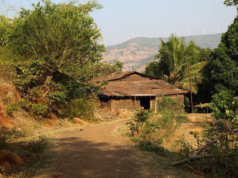 Indian Village stock image. Image of india, wallpaper - 20593251