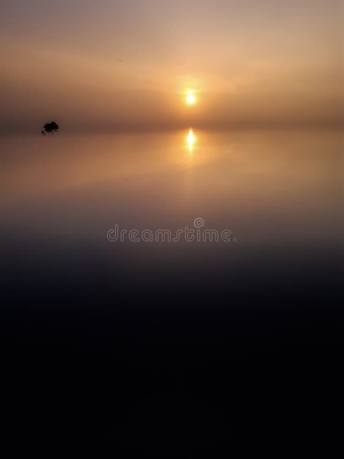 Sunset Time Sunlight Reflection,on the Mirror Stock Photo - Image of ...