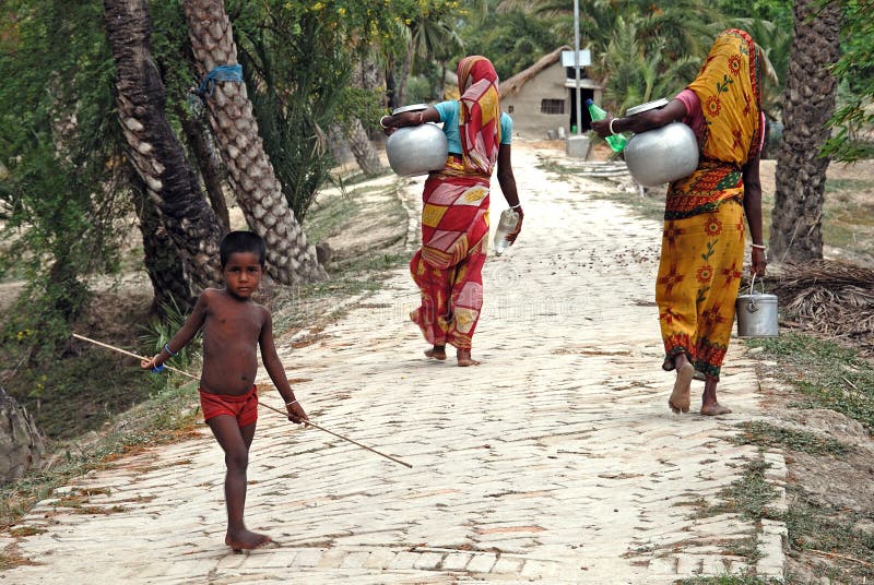 Indian Village life editorial stock photo. Image of aria - 19913428