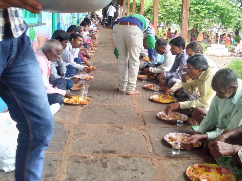 Indian Village Marrage Party Editorial Stock Image - Image of 4757 ...