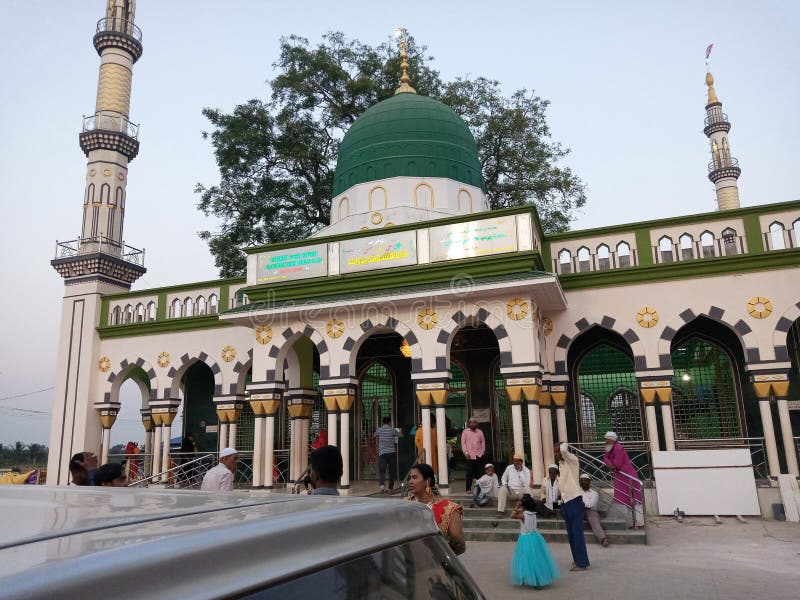 Indian village masjid editorial stock photo. Image of city - 209708098