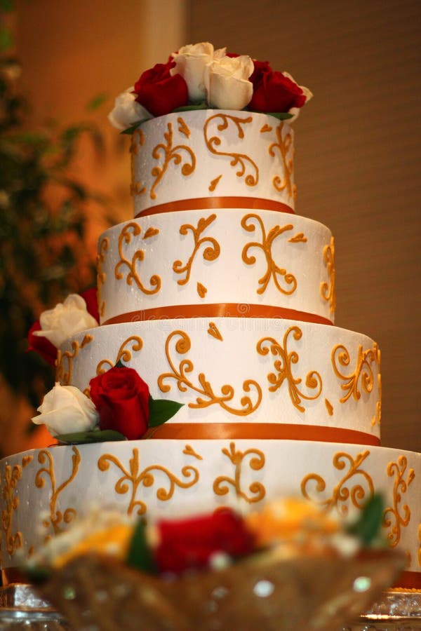 Indian Wedding Cake stock photo. Image of roses, indian - 51216810