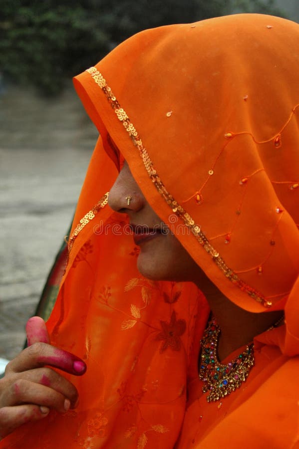An Indian Woman Under the Veil Editorial Photography - Image of woman, ornamented: 20132202