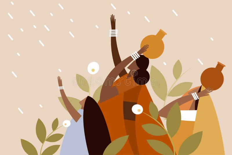 Indian Village Crowd Stock Illustrations – 10 Indian Village Crowd ...