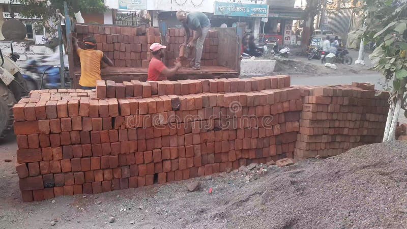 Construction Workers Mixing Cement Concrete. Hand Mixing of Concrete ...