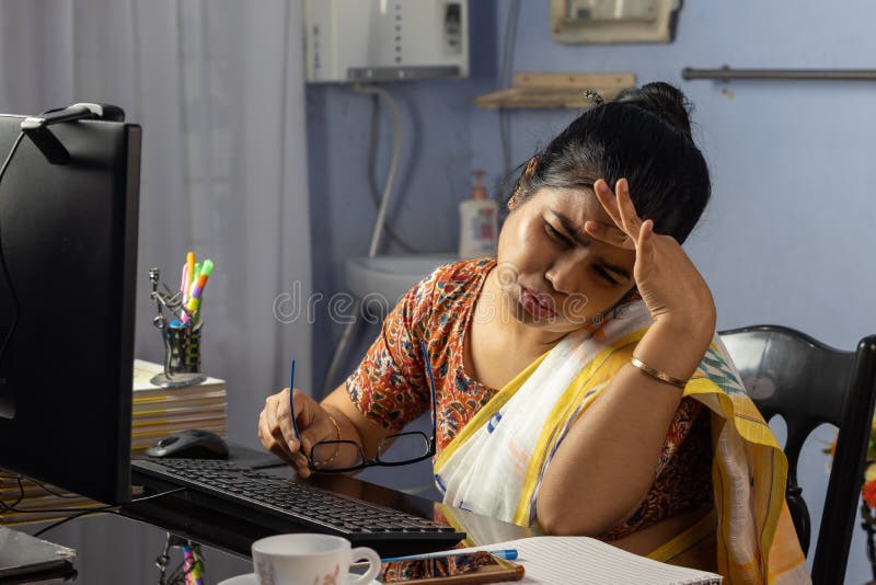 Indian working woman stock image. Image of beautiful - 243791557