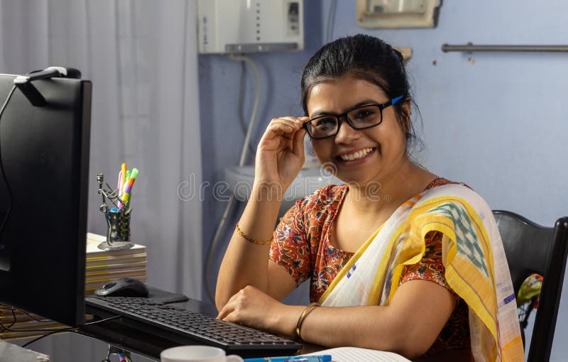 Indian working woman stock photo. Image of girl, domestic - 242843672