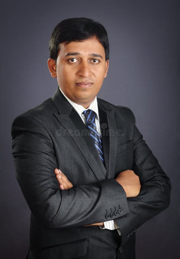Indian Young Businessman stock photo. Image of people - 33495154