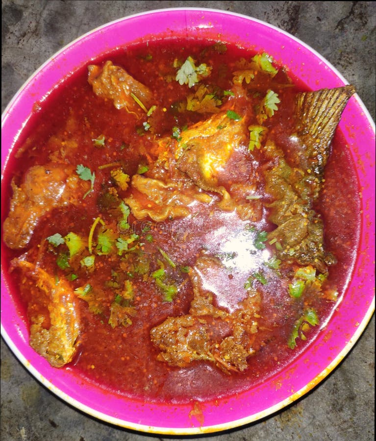 Indian Yummy Tasty and Delicious Fish Curry. Stock Photo - Image of ...