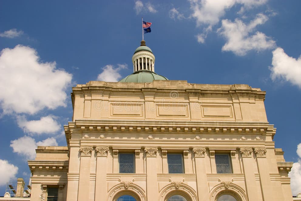 Indiana Capital Building stock photo. Image of indianapolis - 915912