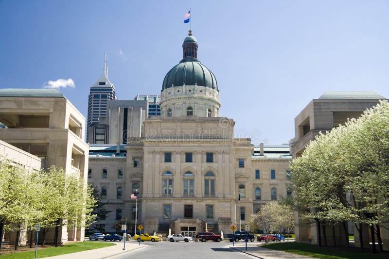 Indiana Capitol Building stock photo. Image of facade - 2188412