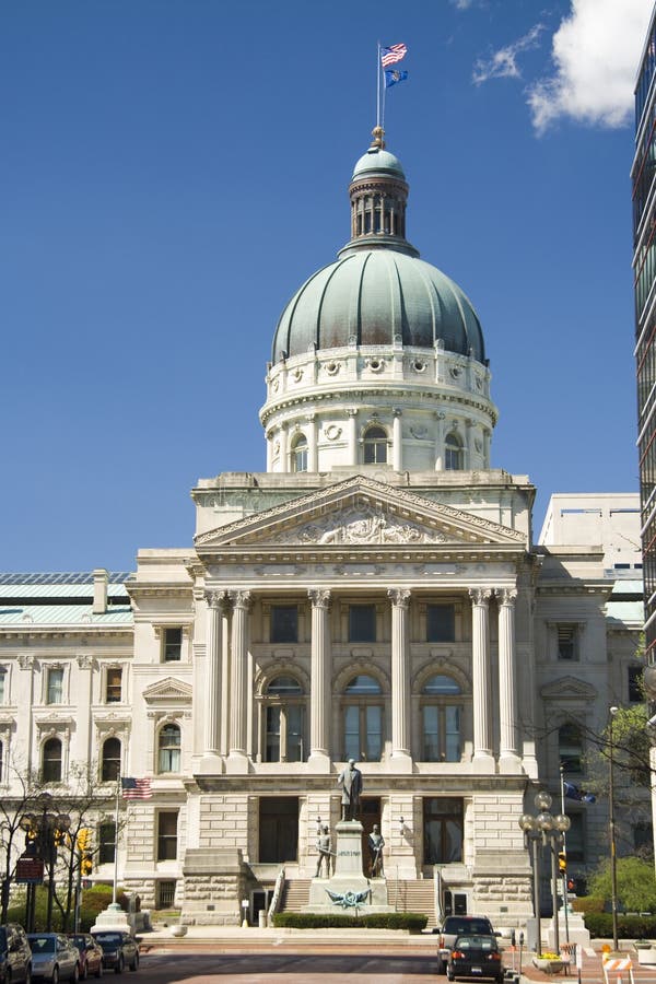 Indiana Capitol Building stock photo. Image of central - 2199798