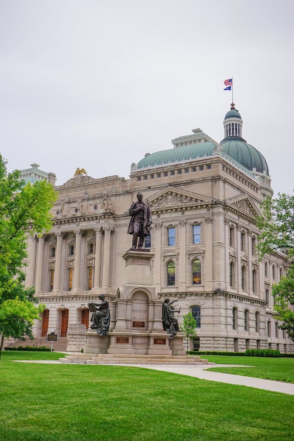 Indiana Capitol Building stock image. Image of government - 54946877