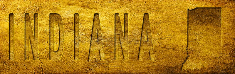 Indiana Grunge Gold Texture Stock Illustration - Illustration of ...