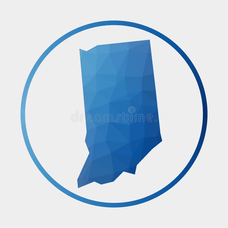 Indiana icon. stock vector. Illustration of chart, atlas - 163172903