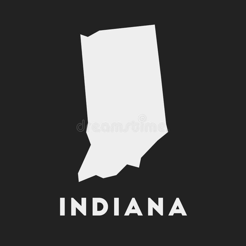Indiana icon. stock vector. Illustration of chart, atlas - 163172903