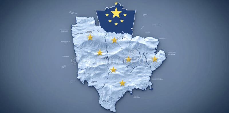 Indiana Made Barcode Map Highlighting State Pride, Product Origin, and ...