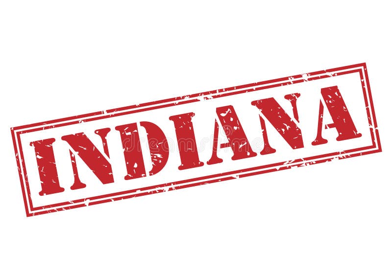 Indiana Red Stamp Stock Illustrations – 159 Indiana Red Stamp Stock ...