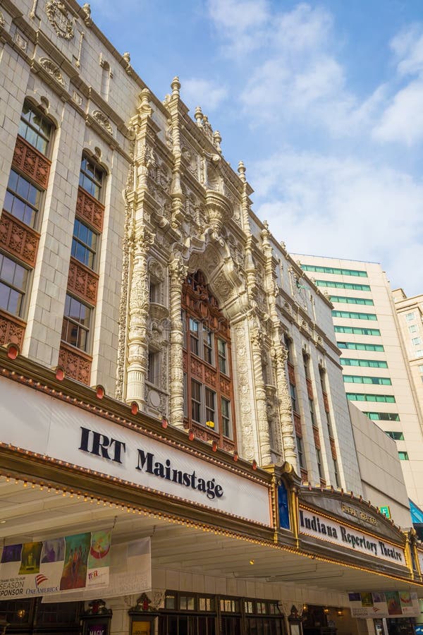 Indiana Repertory Theatre redactionele stock afbeelding. Image of ...