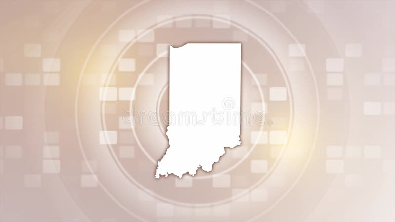 Indiana State Animated Map stock footage. Video of patriot - 319901372