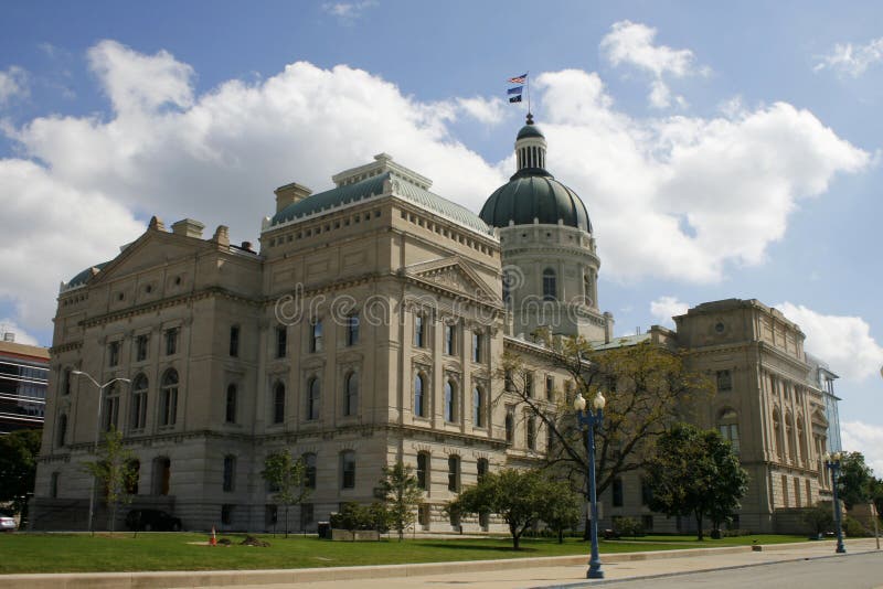 Indiana State Capitol Building Stock Photo - Image of architecture ...