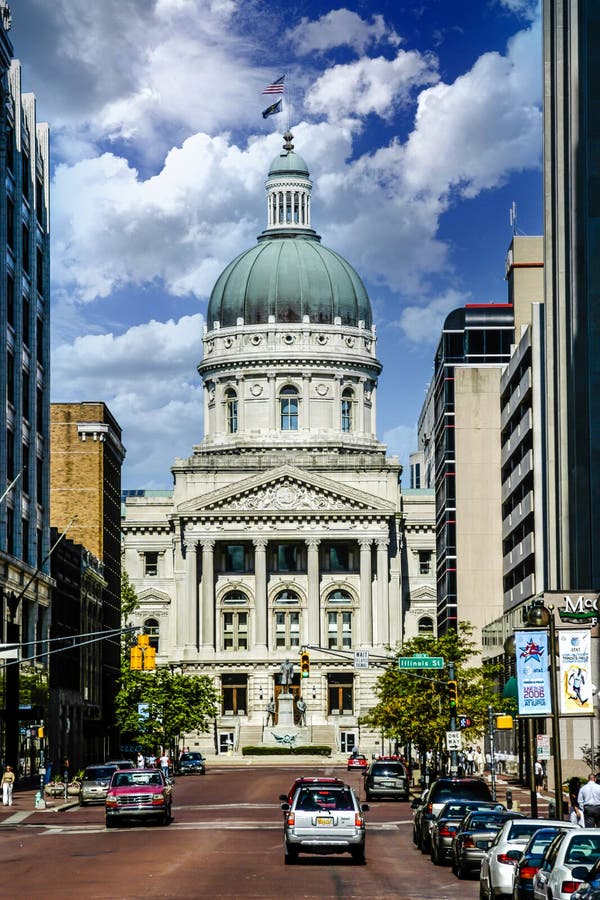 The Indiana State Capitol Building, Indianapolis Editorial Photography ...