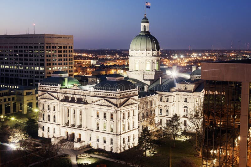 Indiana State Capitol Building Stock Photo - Image of architecture ...
