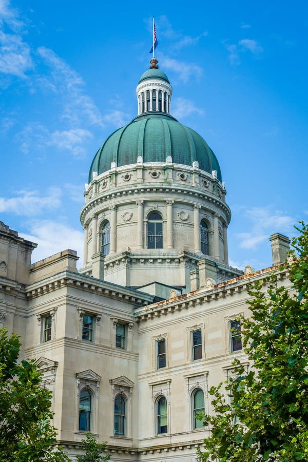 The Indiana State House in Indianapolis, Indiana Stock Photo - Image of ...
