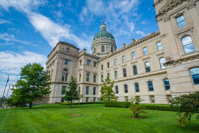The Indiana State House in Indianapolis, Indiana Stock Image - Image of ...