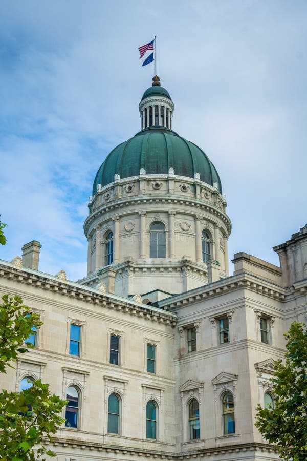The Indiana State House in Indianapolis, Indiana Stock Photo - Image of ...