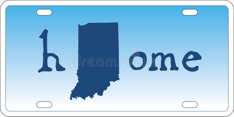 Indiana License Plate Stock Illustrations – 47 Indiana License Plate ...