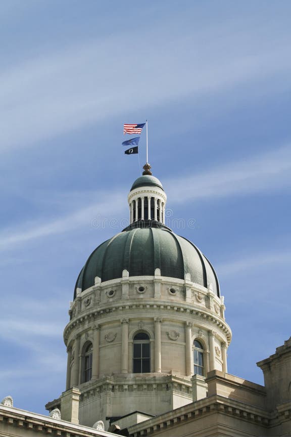 Indiana Statehouse stock image. Image of america, statehouse - 24262985