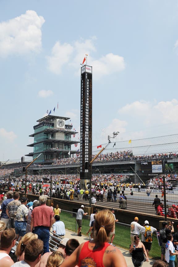 Indianapolis 500 editorial stock photo. Image of bulletin - 14533308