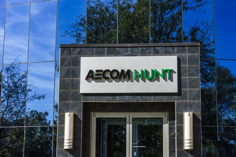 Indianapolis - Circa October 2017: AECOM Hunt Construction Group ...