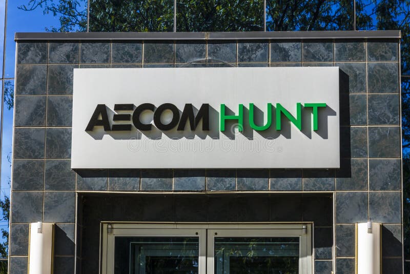 Indianapolis - Circa October 2017: AECOM Hunt Construction Group ...